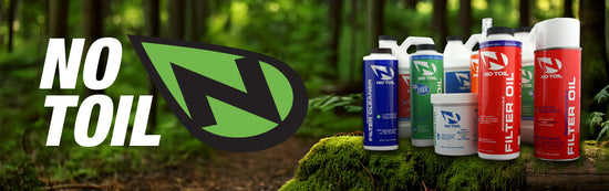 No Toil Motorcycle Foam Air Filter Products and Oils